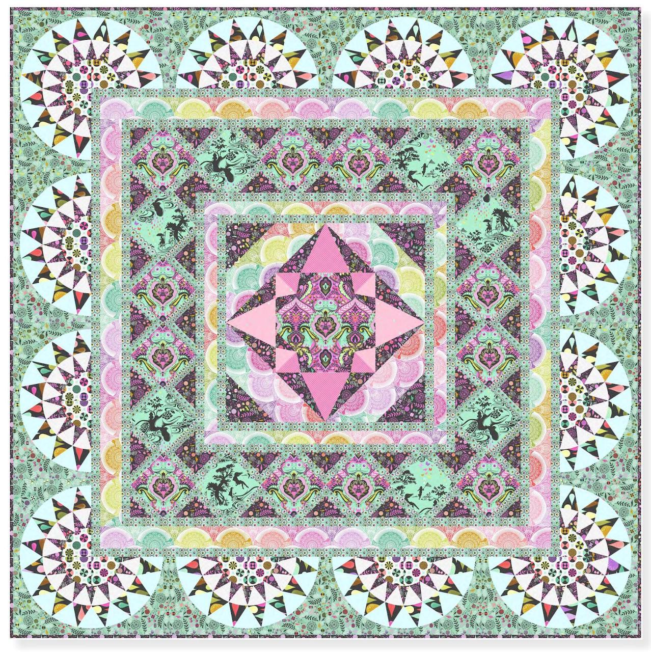 Amphibian Majesty Quilt Kit - Prince Charming Déjà Vu by Tula Pink ...