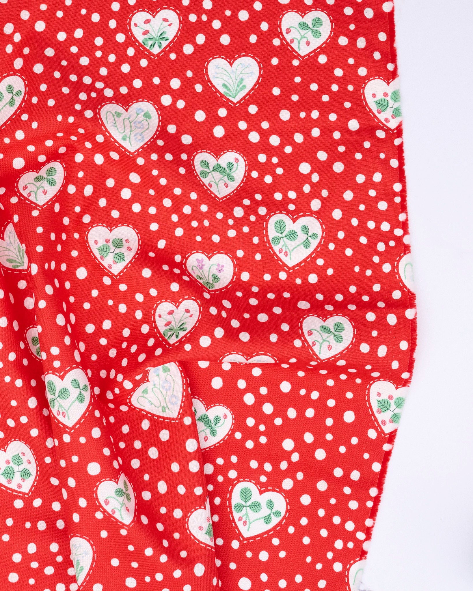 Funny Valentine by Lizzy House: Flower Heart in Love Fabric (37144 16 ...