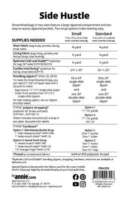 PREORDER - Side Hustle Pattern - Pattern by By Annie - Paper Pattern ...