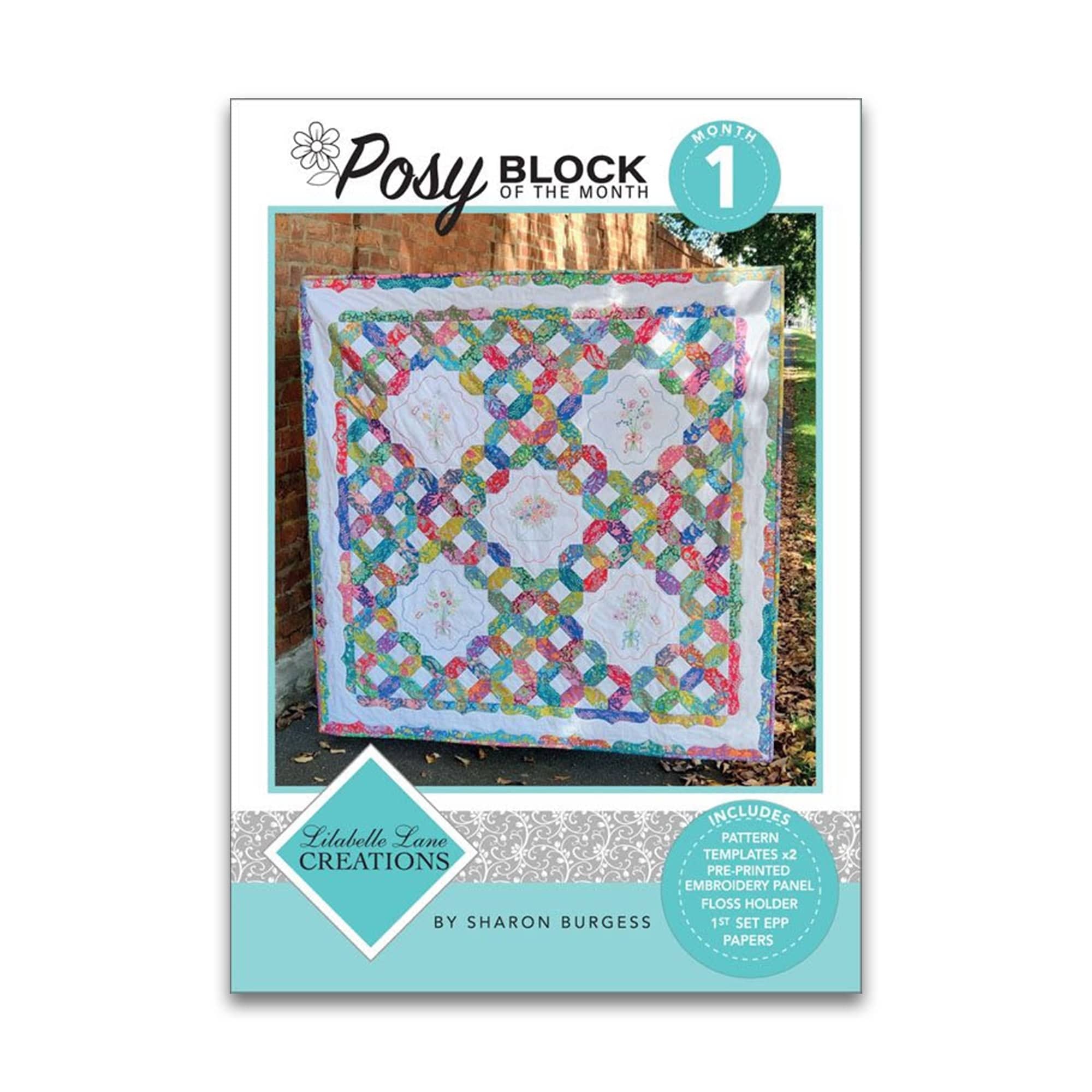 Posy - EPP Pattern with Templates and Papers – Pink Door Fabrics
