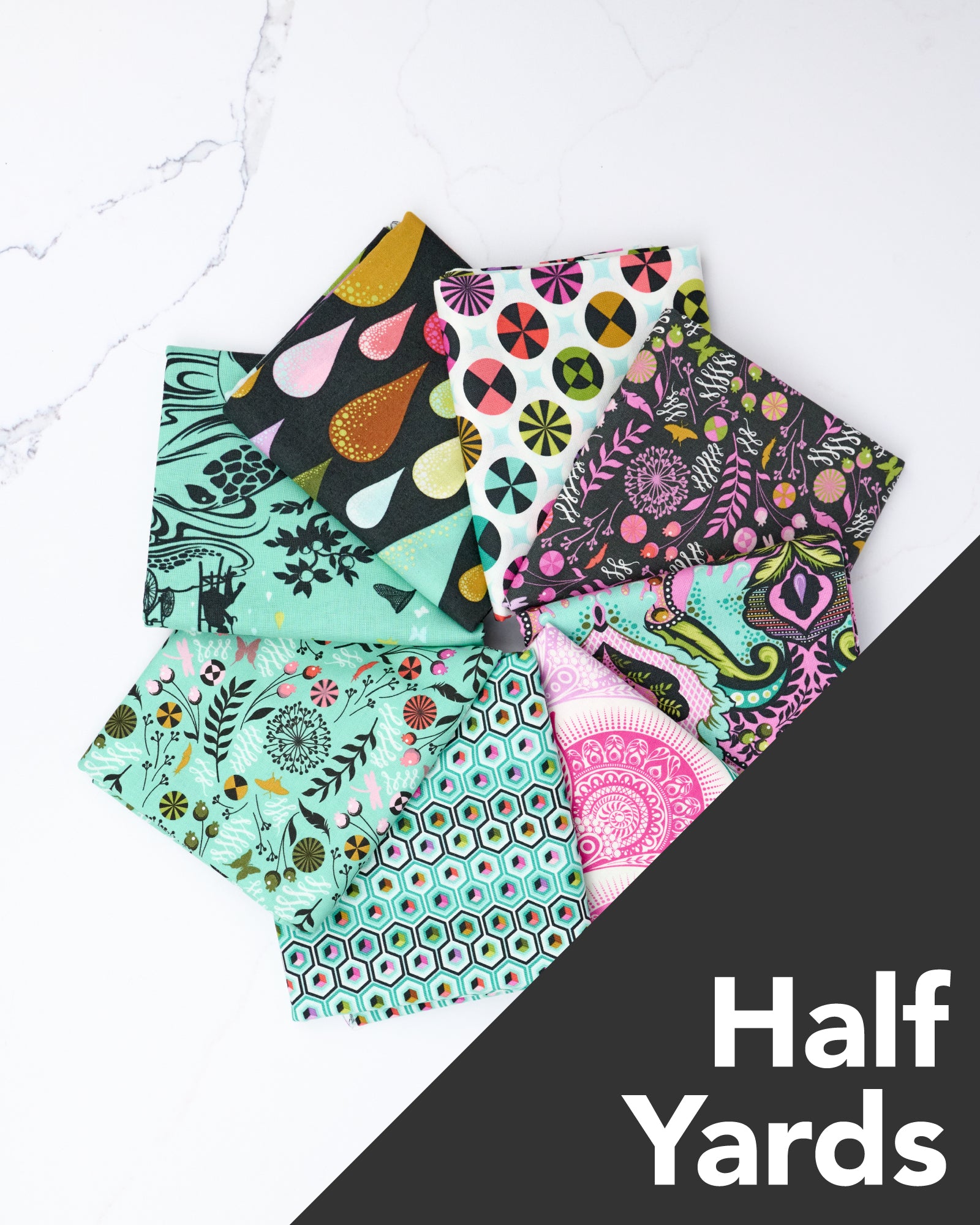 Prince Charming Déjà Vu Half Yard Bundle by Tula Pink (HYTP.PCDV ...