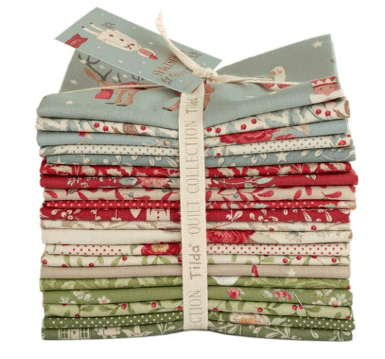 Merry Little Christmas Fat Quarter Bundle by Tilda Fabrics, 20 Pieces