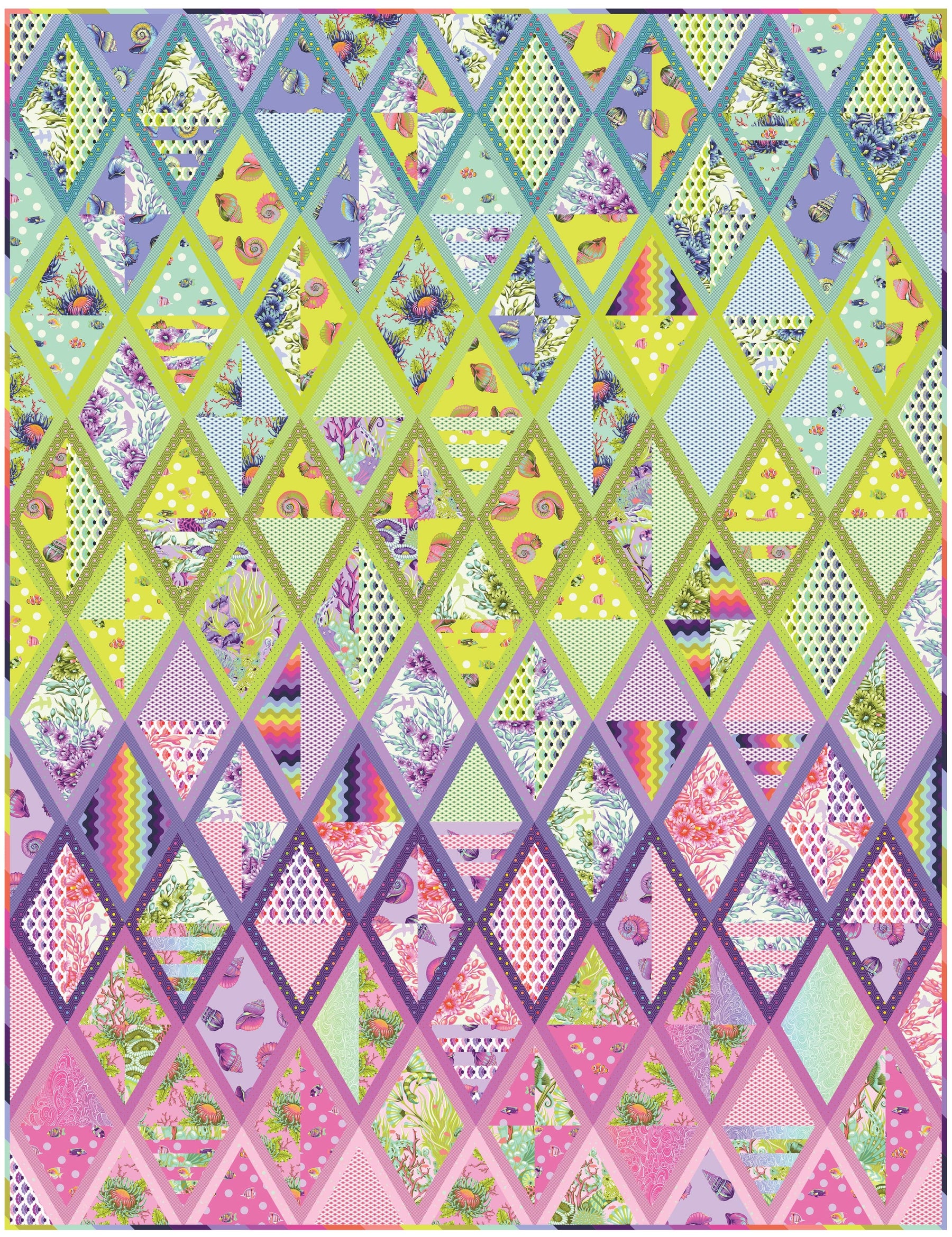 Set Sail Quilt Kit - Floral Reef by Tula Pink (KIT-FR-SS)