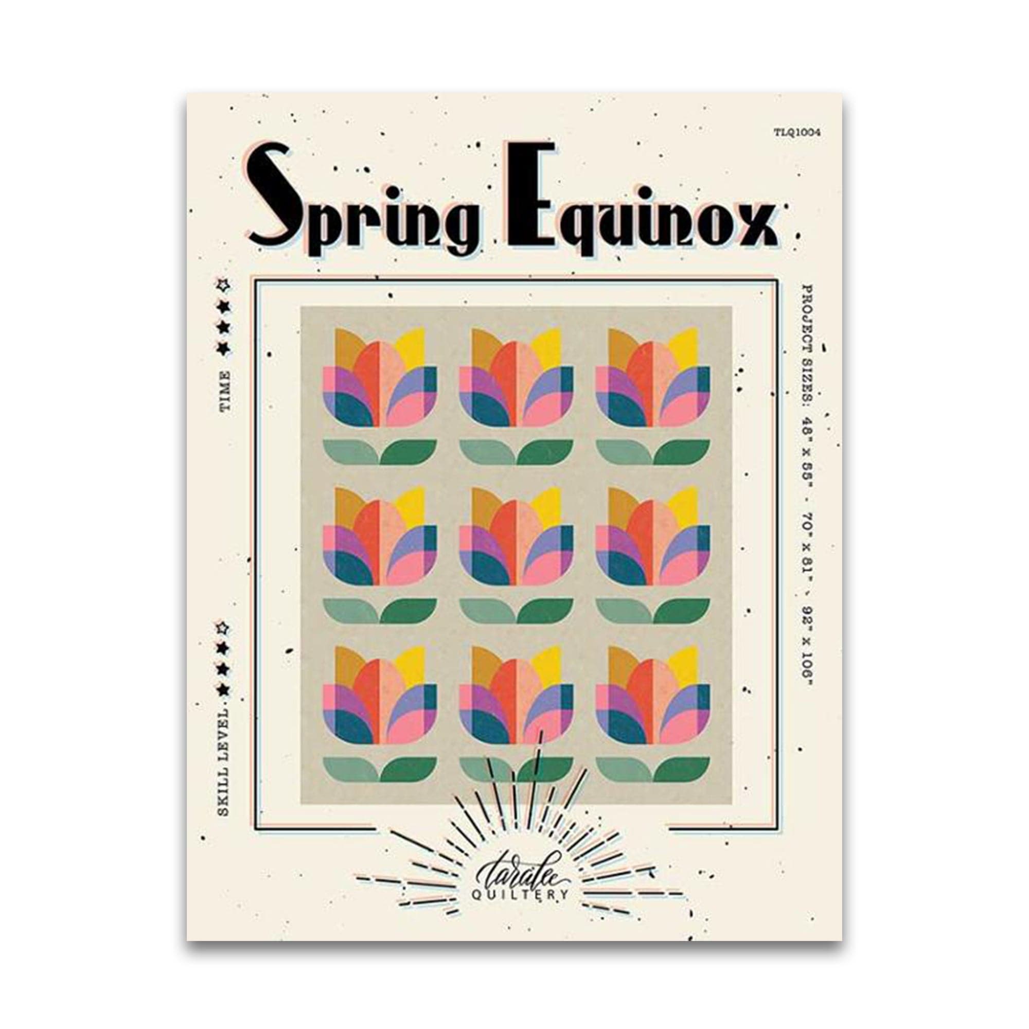 Spring Equinox - Quilt Pattern - Taralee Quiltery - TLQ 1004 - Paper P