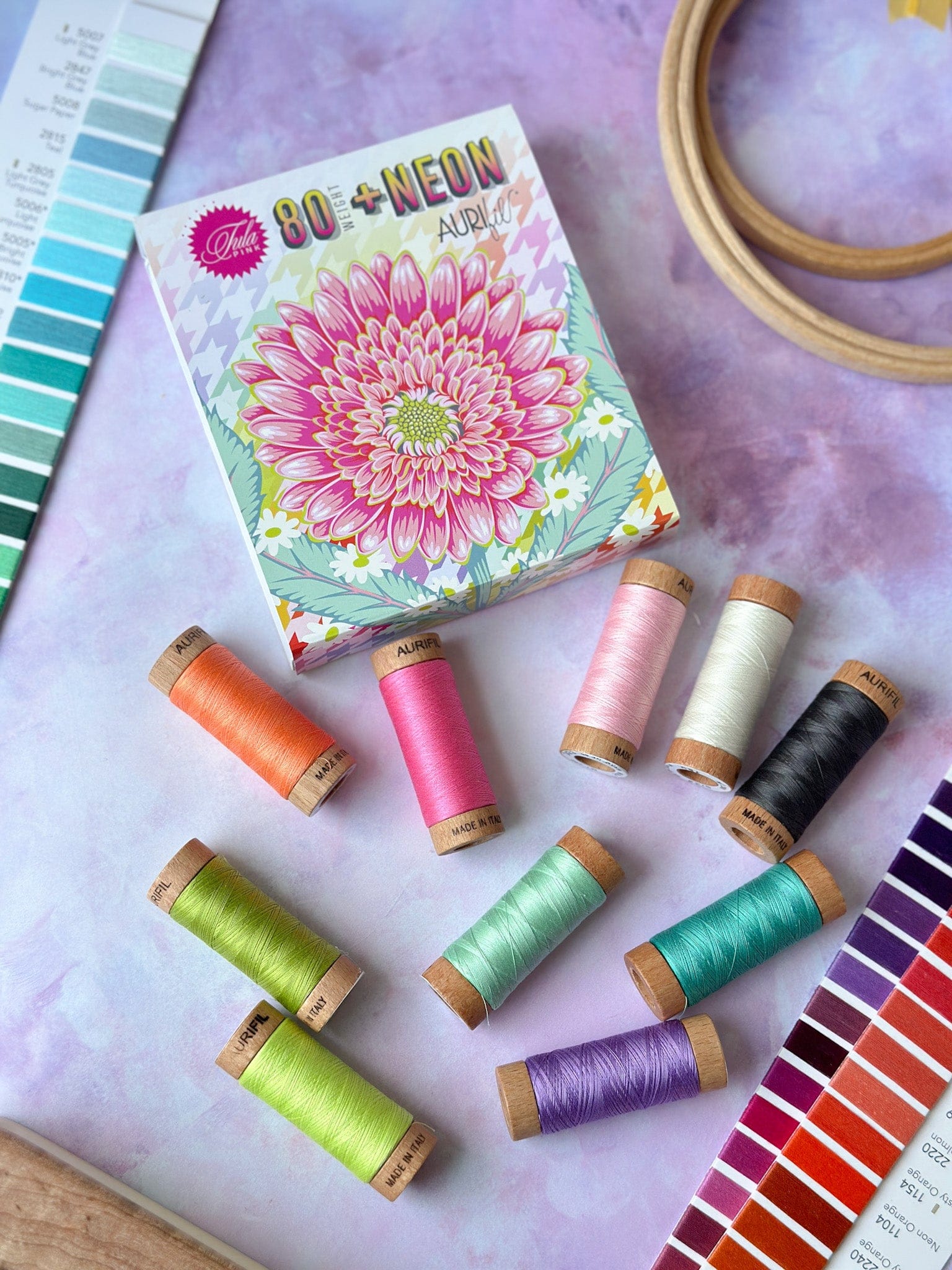 Untamed - 80wt Aurifil Thread Set - 10 pc Set - TP80UD10 – Pink Door ...