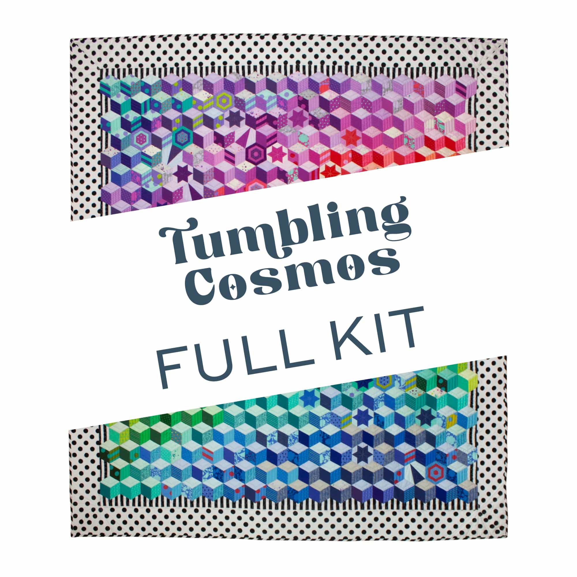 Tumbling Cosmos Quilt Kit - Fabric Only (Preorder)