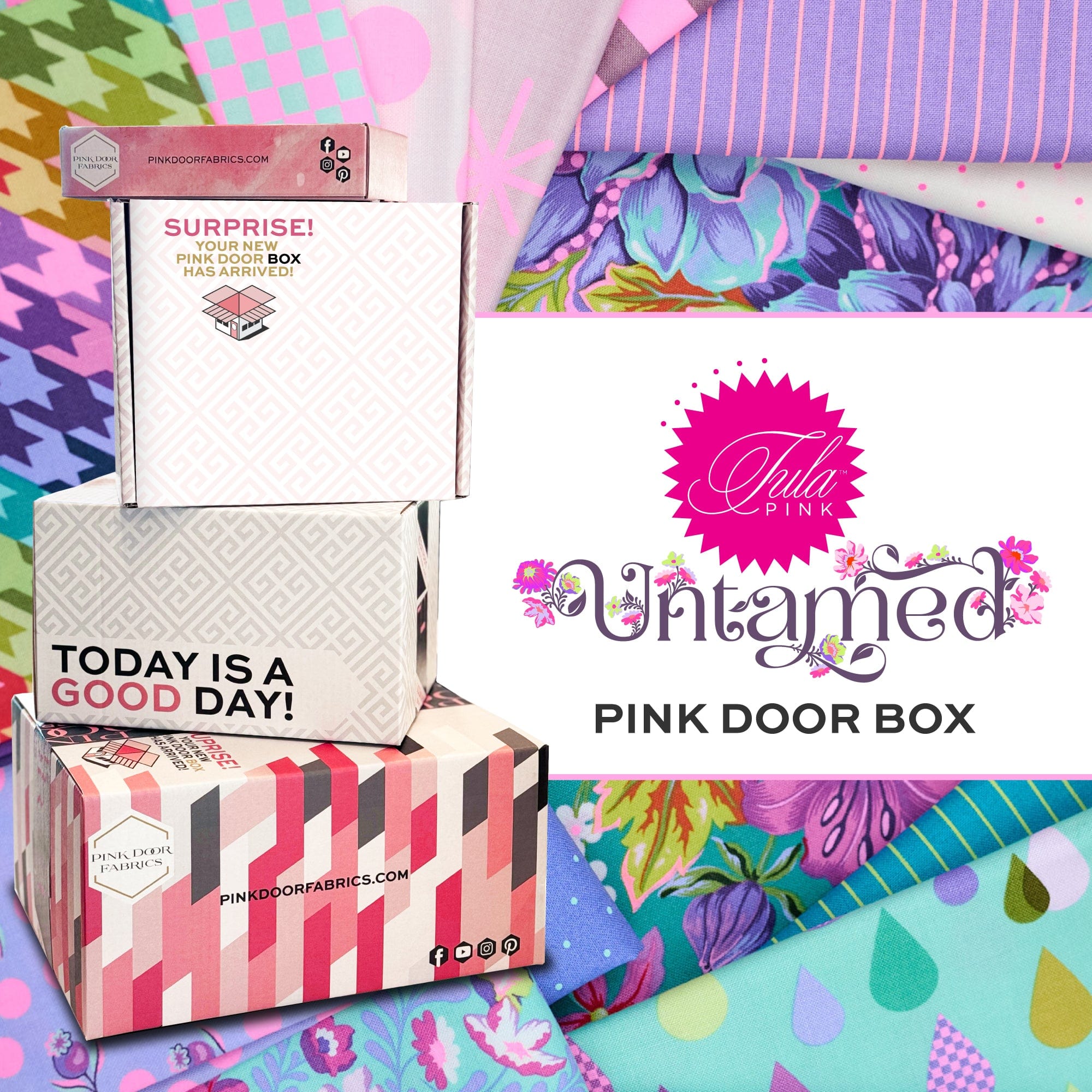 PREORDER - Pink Door Box - A curated companion for Tula Pink's collect ...