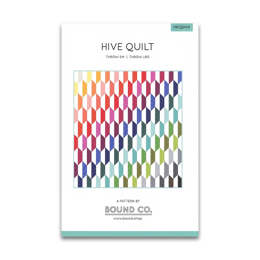 Hive - Bound Co. - Quilt Pattern - Paper Pattern – Pink Door Fabrics