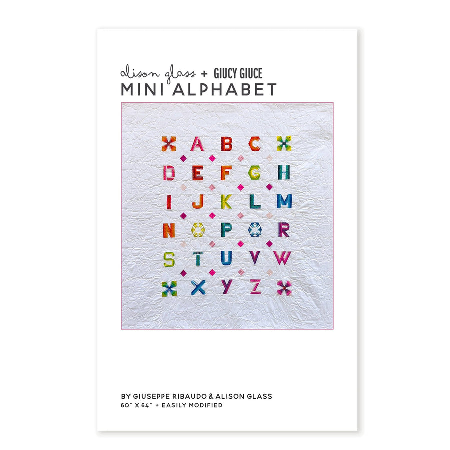 Mini Alphabet - Quilt Pattern - Alison Glass - AG-ALPHA