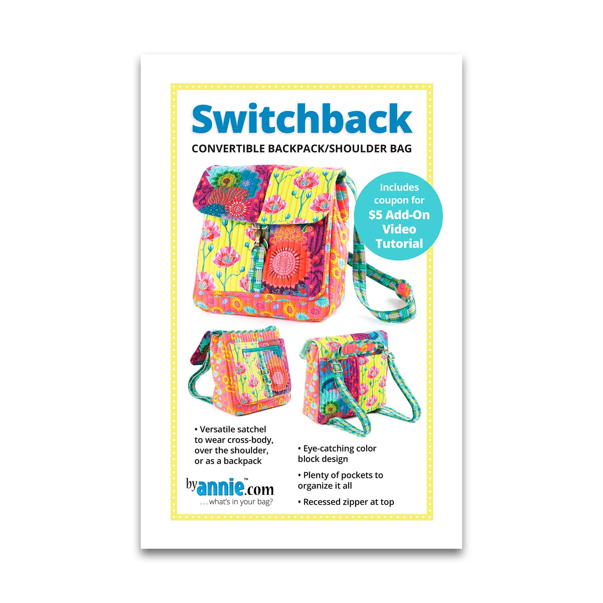 Switchback - Pattern by By Annie - Paper Pattern - PBA295